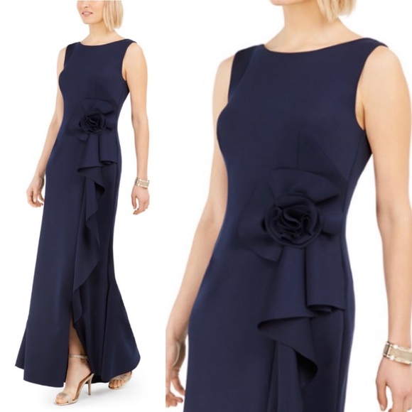 Jessica Howard | Dresses | Jessica Howardpetite Rosettecascaderuffle ...